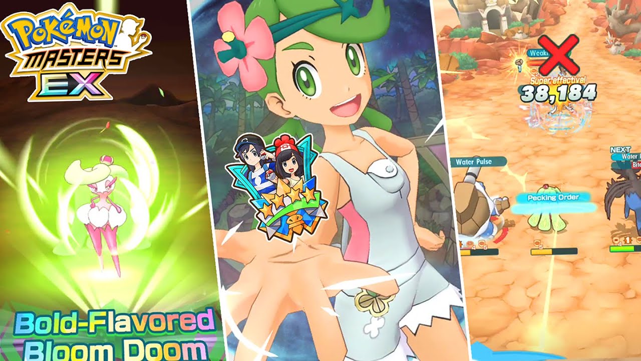 Mallow acing The Trials on the Isle!!! Pokemon Masters EX Full Force ...
