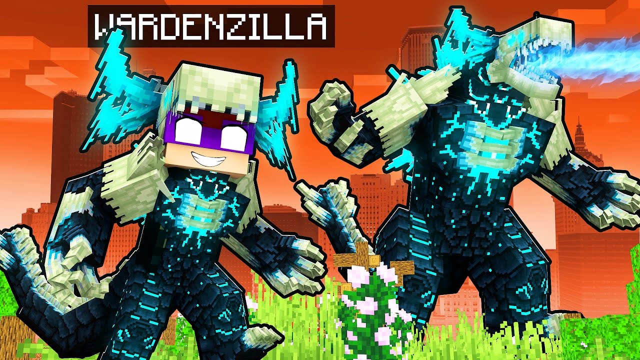 JOGANDO como WARDENZILLA no Minecraft!! (Godzilla + Warden) - YouTube