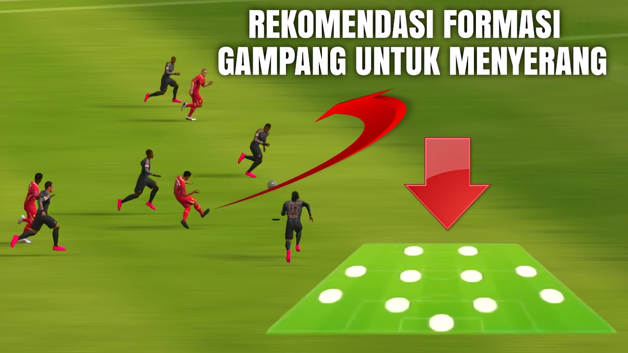 REKOMENDASI FORMASI GAMPANG UNTUK MENYERANG FC MOBILE - YouTube