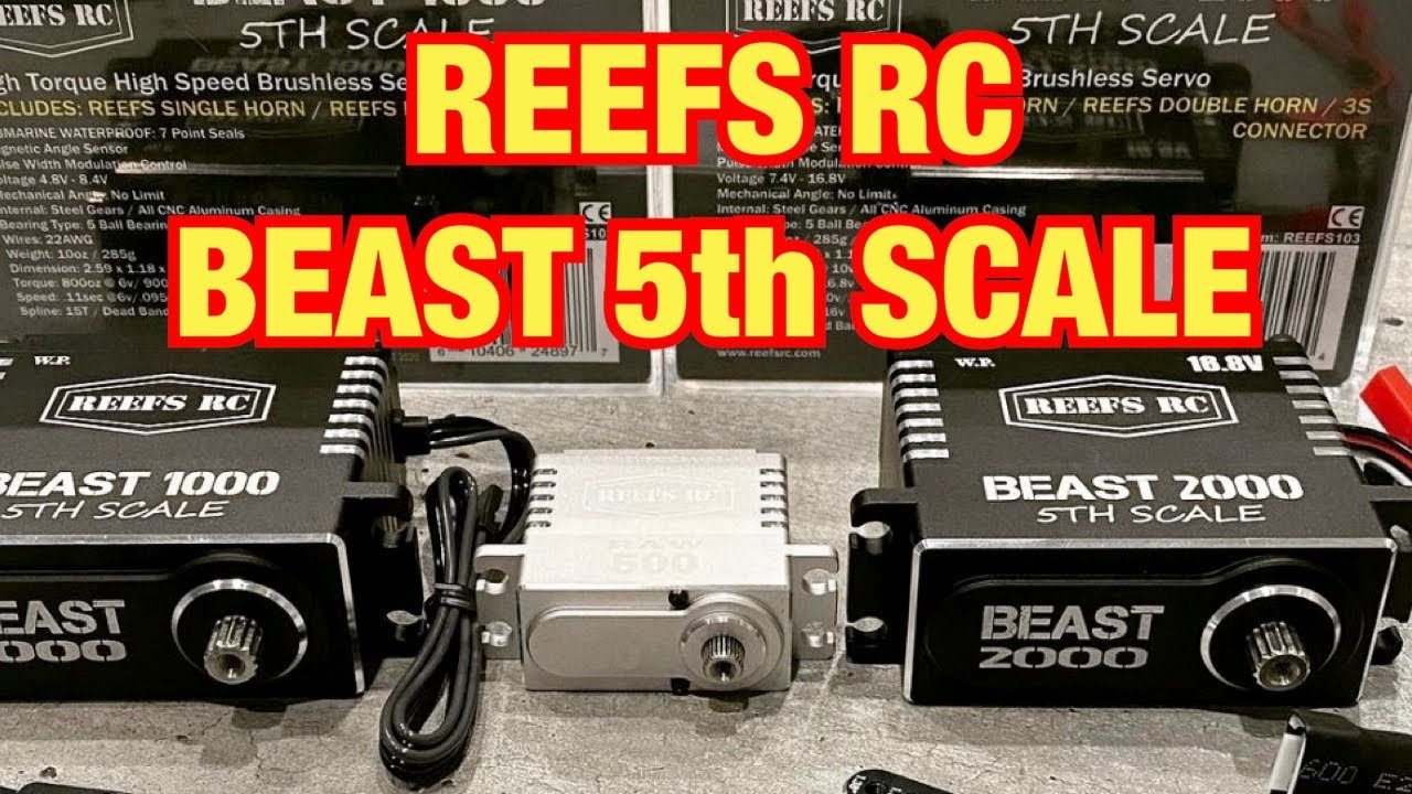 Reefs BEAST 5th Scale SERVOS! - YouTube