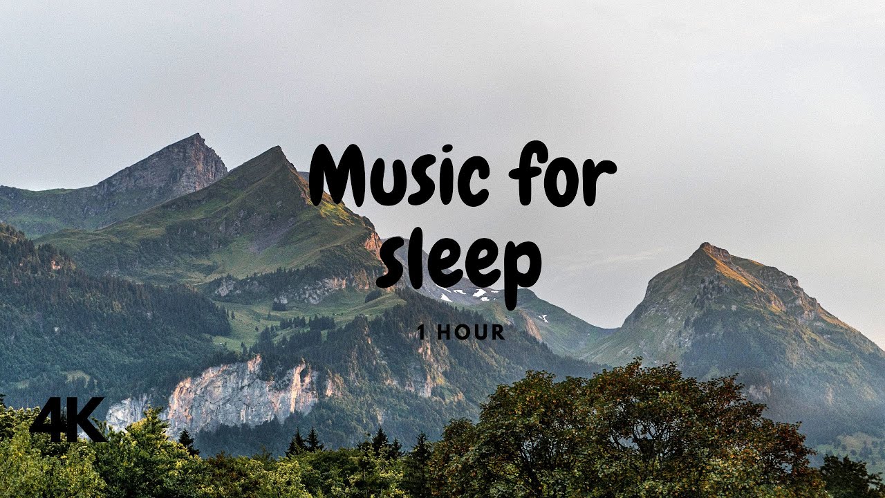 Feel Relaxed in Just 60 Minutes! 4K Wonderful Mountains + Calming Music ...