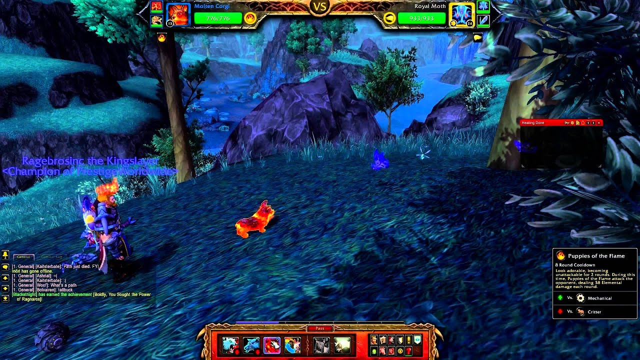 World of Warcraft: 10 year Anniversary Molten Corgi Pet - YouTube