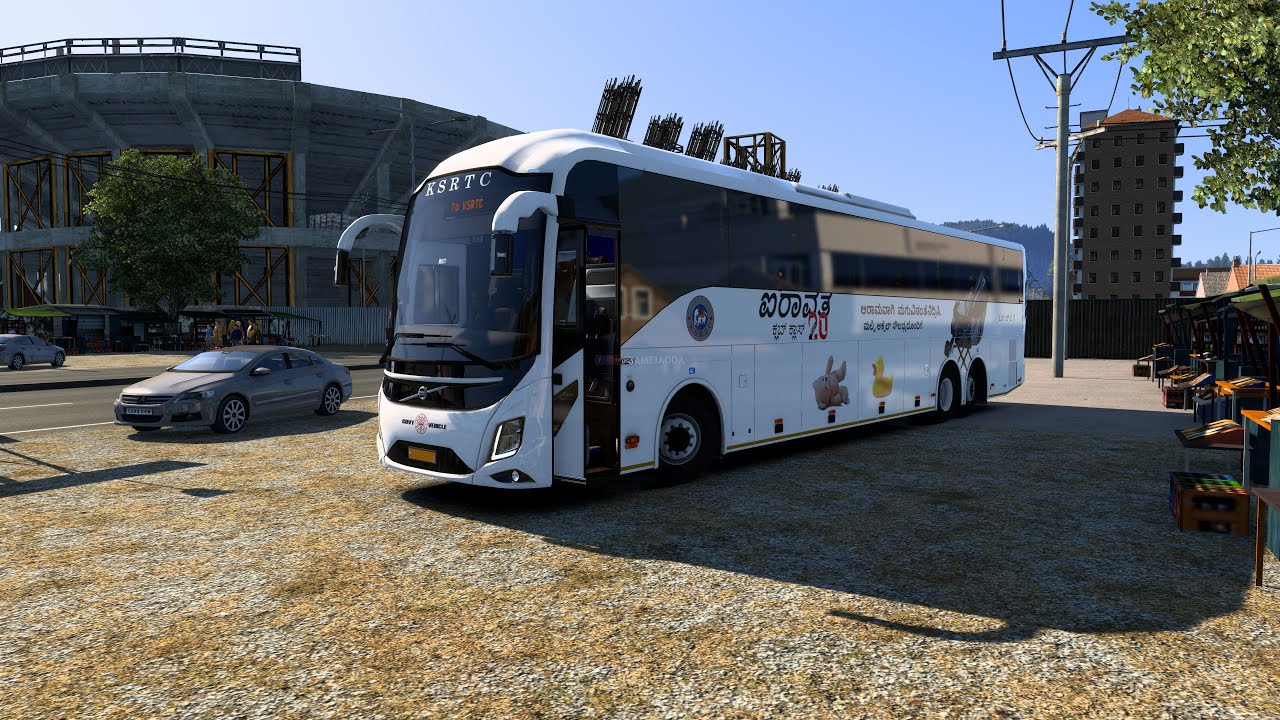 New KSRTC 2.0 BUS Volvo 9600 Semi Sleeper Game Play | Mod | Euro truck ...
