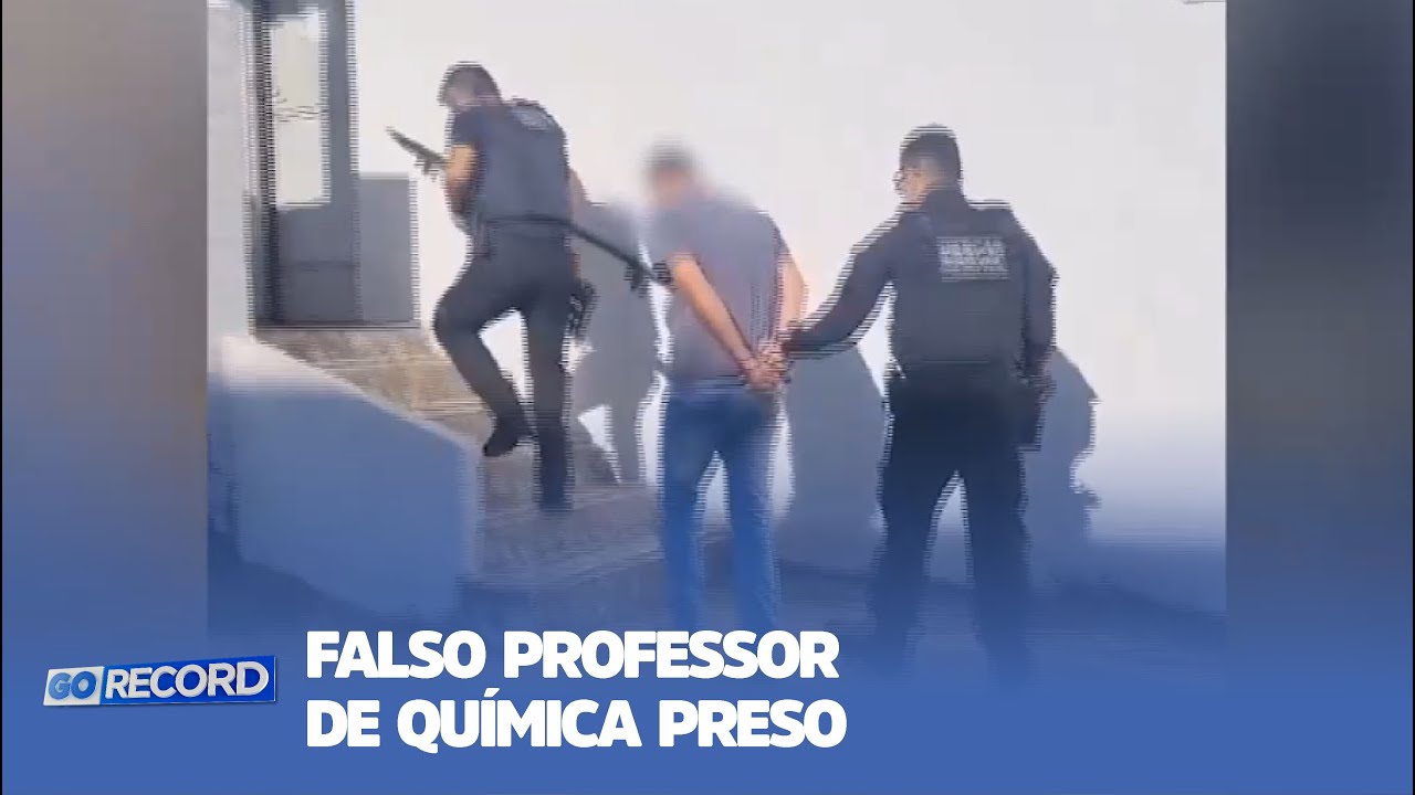 DIPLOMA FALSIFICADO: FALSO PROFESSOR DE QUÍMICA PRESO - YouTube