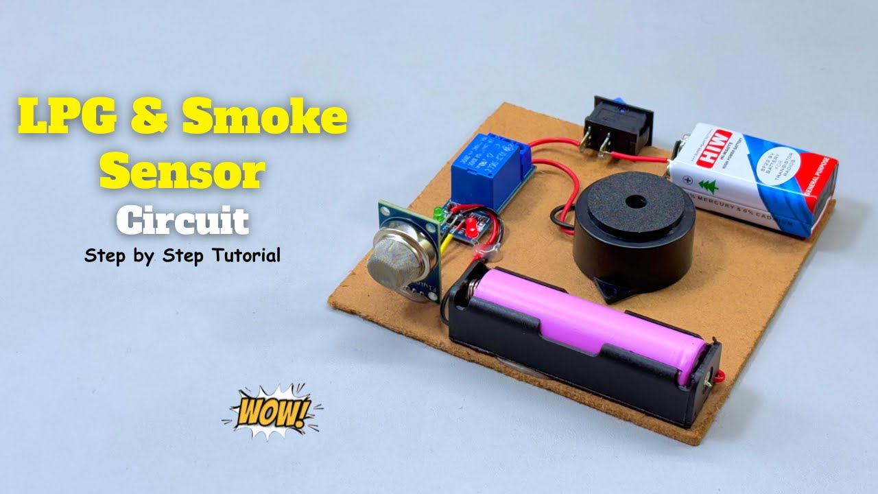 Build a LPG Gas & Smoke Detector Circuit for Home Safety! - YouTube