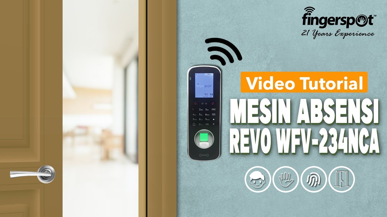03. REVO WFV 234NCA - Cara Scan Absensi Kehadiran - YouTube