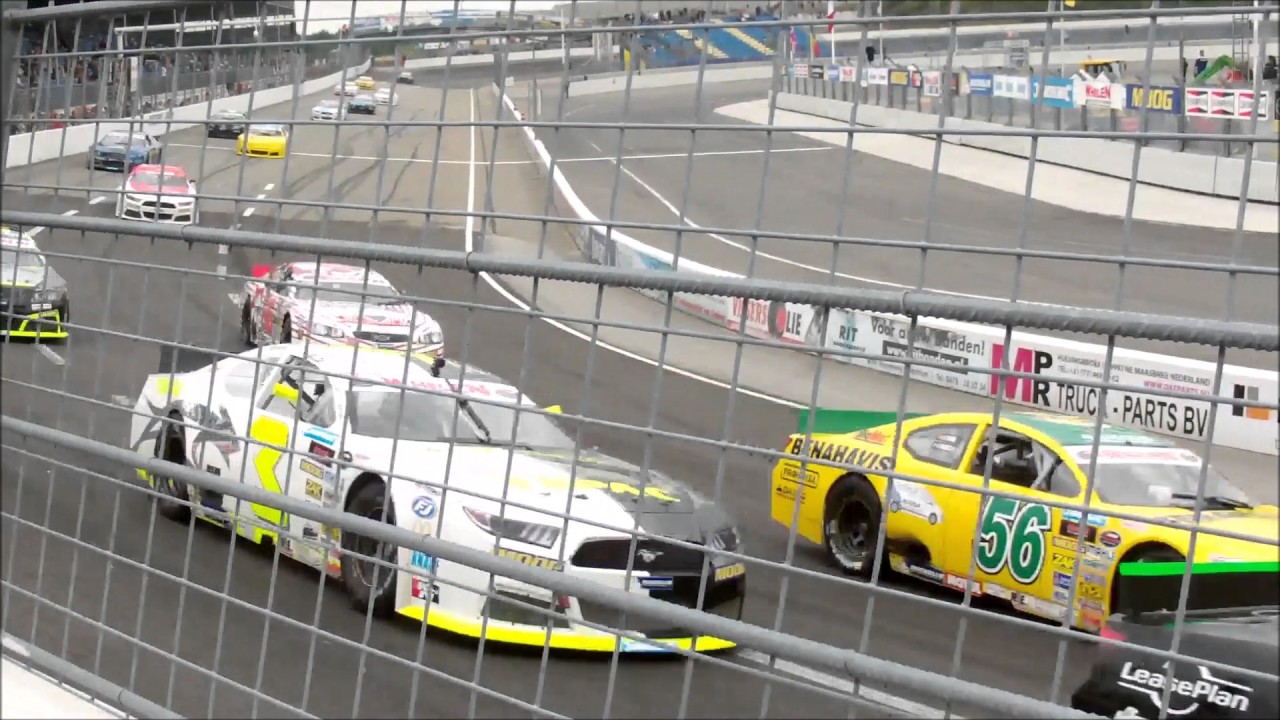 2017 NASCAR Whelen Euro Series Raceway Venray PURE V8 SOUND - YouTube