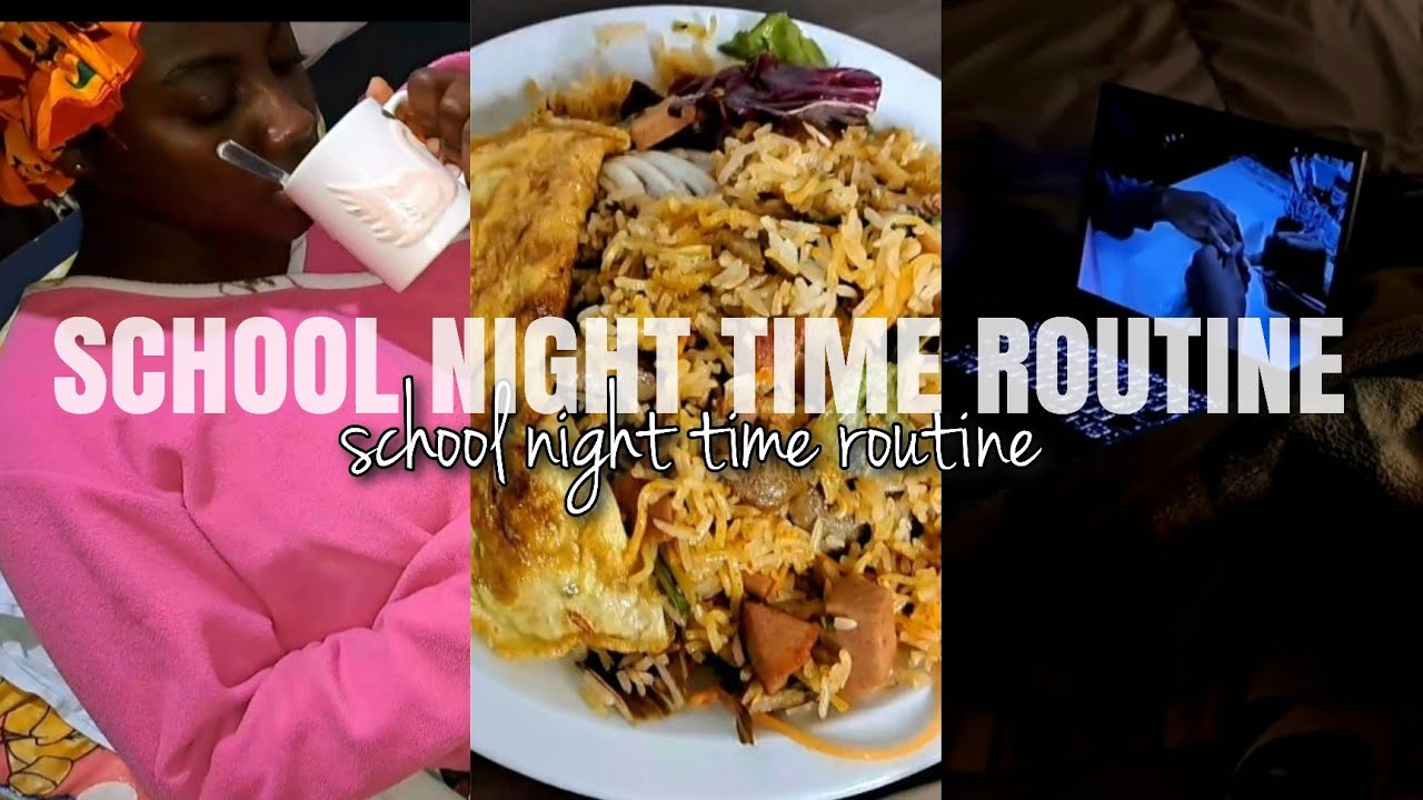 My Realistic After School Night Routine |cooking &self care - YouTube