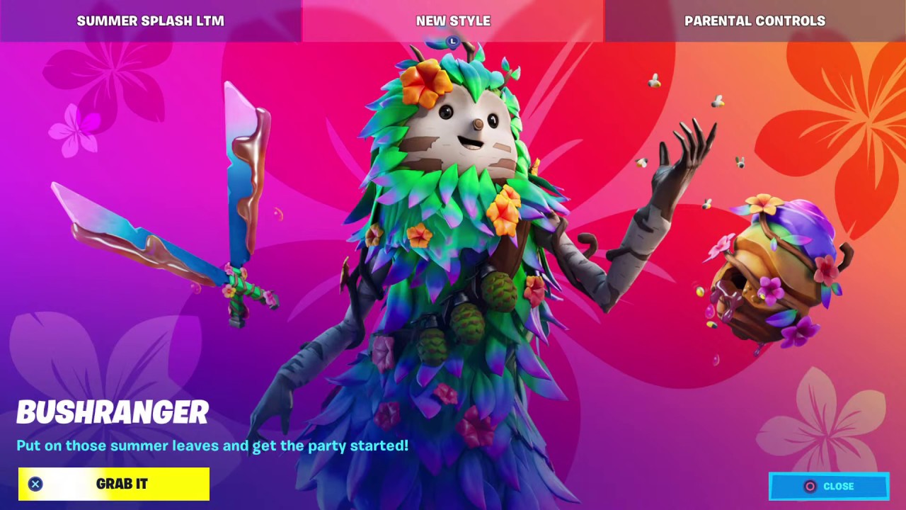 BUSHRANGER SKIN VBUCKS GIVEAWAY BATTLE PASS ITEMSHOP FASHION SHOW SOLO ...