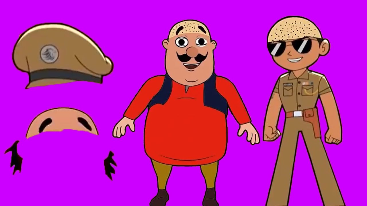 Jai hind Little Singham Motu Patlu Jhon Wrong Hair Body Puzzle Game For ...