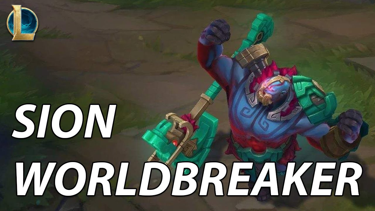 Worldbreaker Sion Skin Spotlight from League of Legends - YouTube