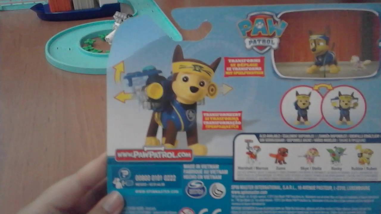 Paw Patrol Action Pack pup fu CHASE - YouTube