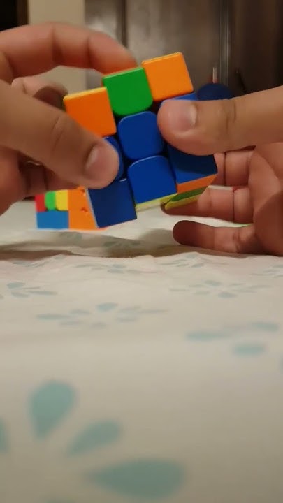 how to solve the 3x3 again in 2 steps - YouTube