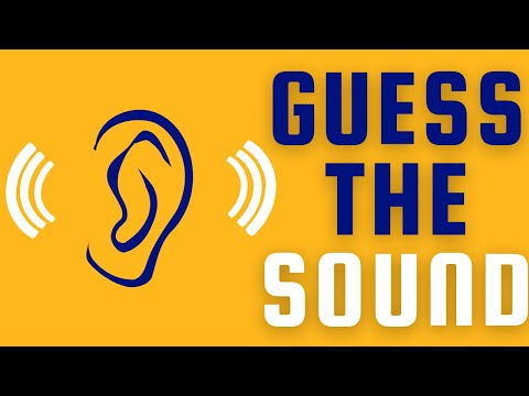 GUESS THE SOUND | WHAT SOUND DO YOU HEAR ? | GUESS THE MYSTERY SOUND ...