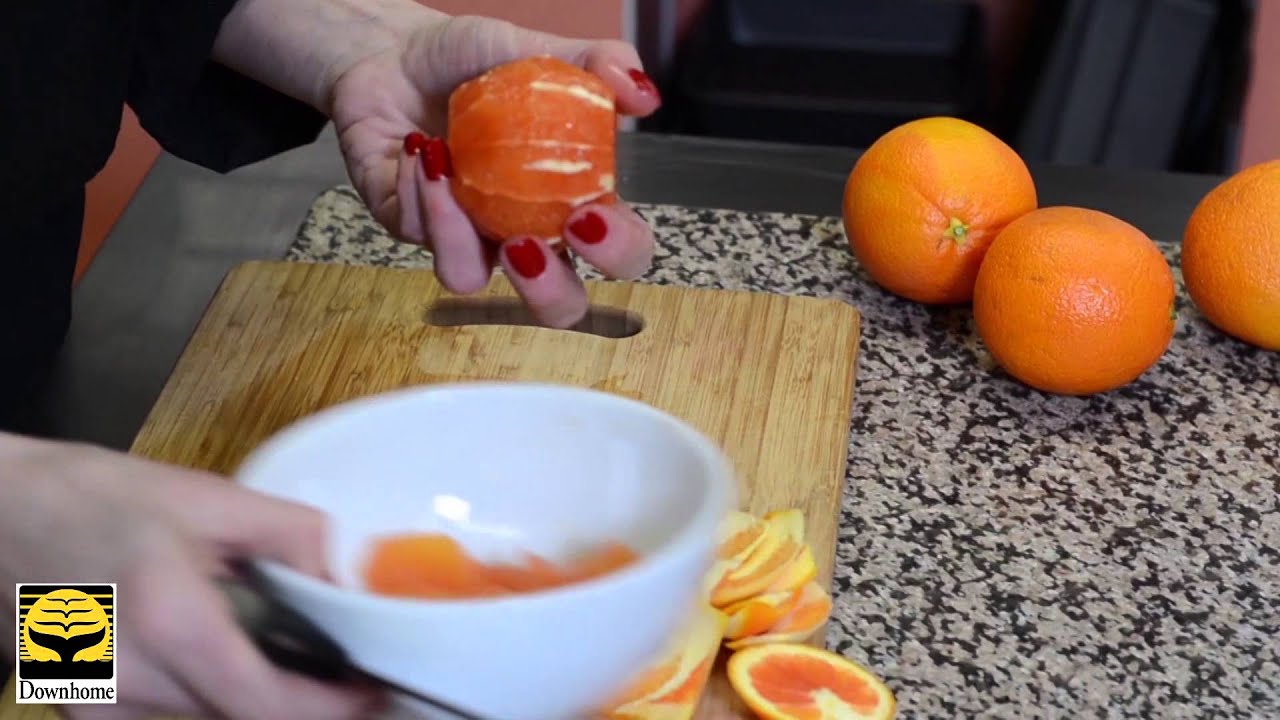 How to Supreme an Orange - YouTube