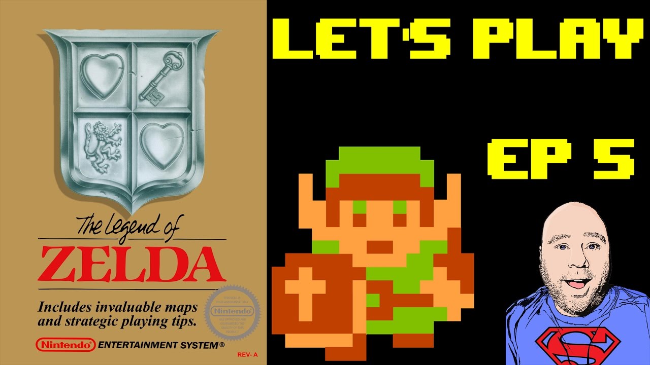 Legend of Zelda NES Ep 5 The Large Shield and Dungeon 3 - YouTube
