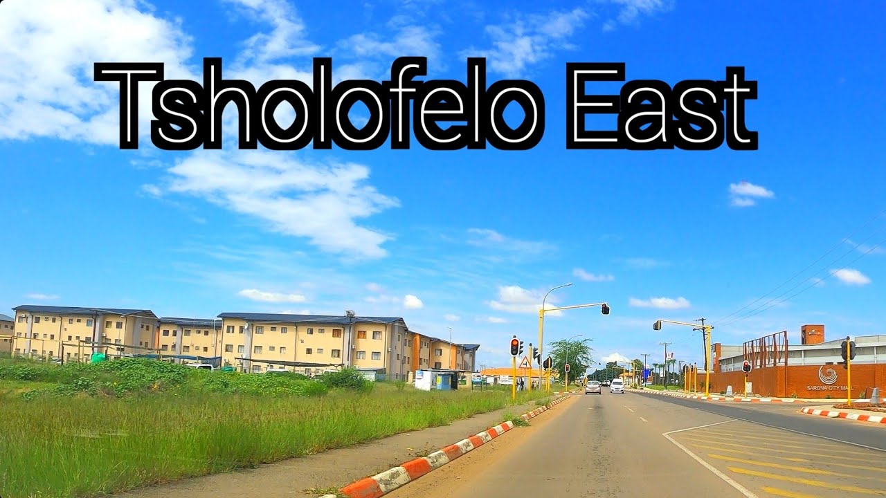 Driving through Tsholofelo East Gaborone. - YouTube