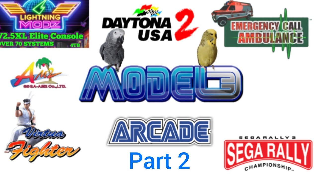 Sega Model 3 Arcade game Gameplay Part 2 - YouTube