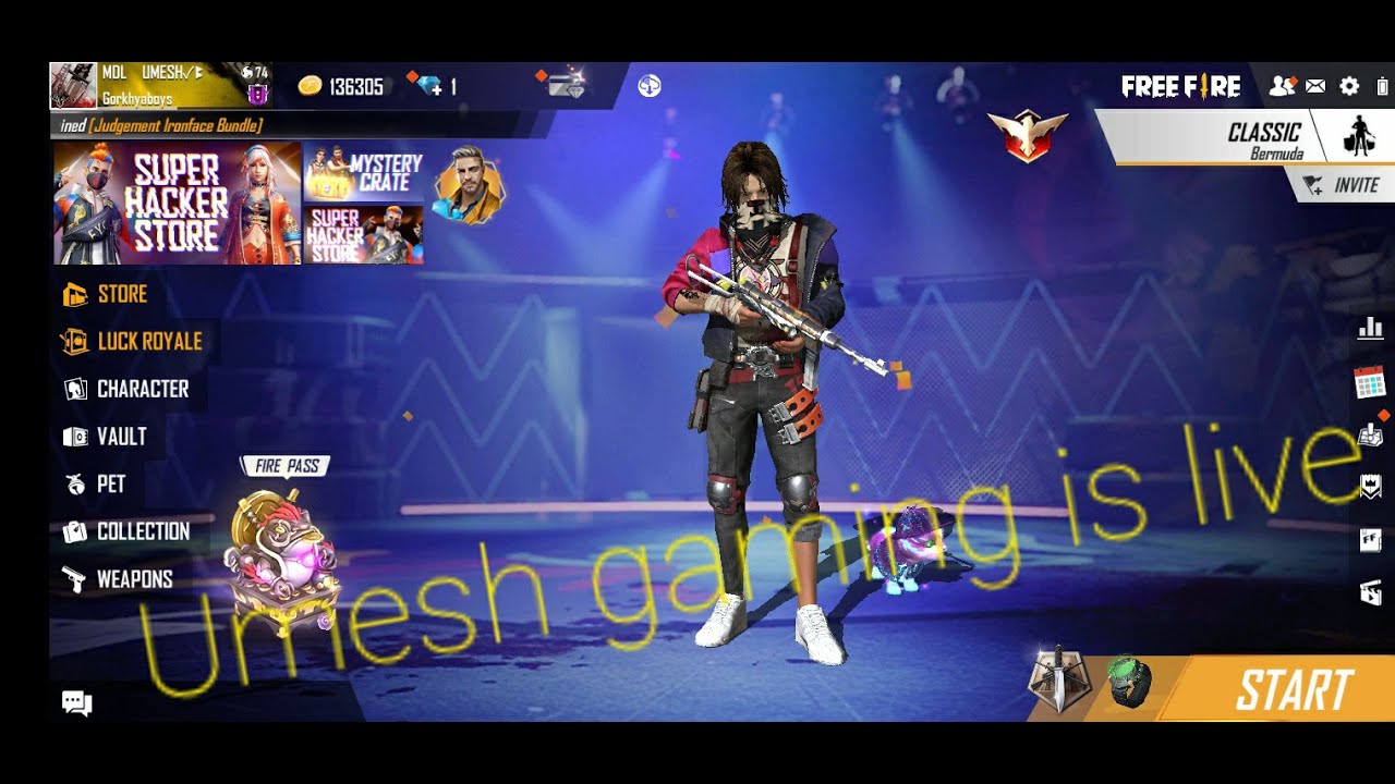 [English] Garena Free Fire : 👍 stream | Playing Solo - YouTube