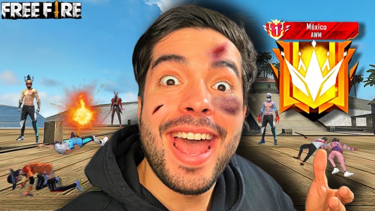 SOY EL MEJOR DE NORTEAMERICA? LLEGAMOS A GRAN MAESTRO EN FREE FIRE ...