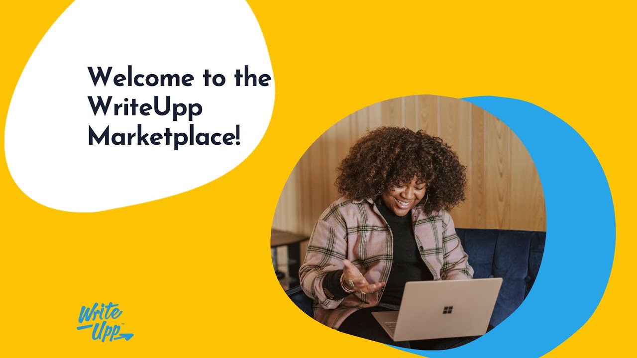 How to access the WriteUpp marketplace - YouTube