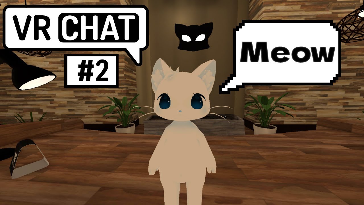 VRCHAT Cat meowing - YouTube