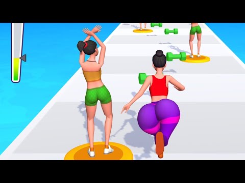 Satisfying and relaxing ASMR Mobile Games - Twerk Race 3D - YouTube