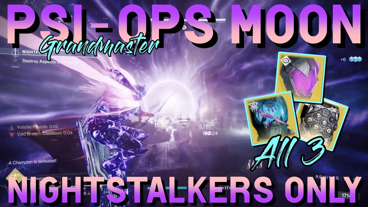 Which invis exotic is best? How bout all 3.. | PSI-OPS MOON GM vs Void ...