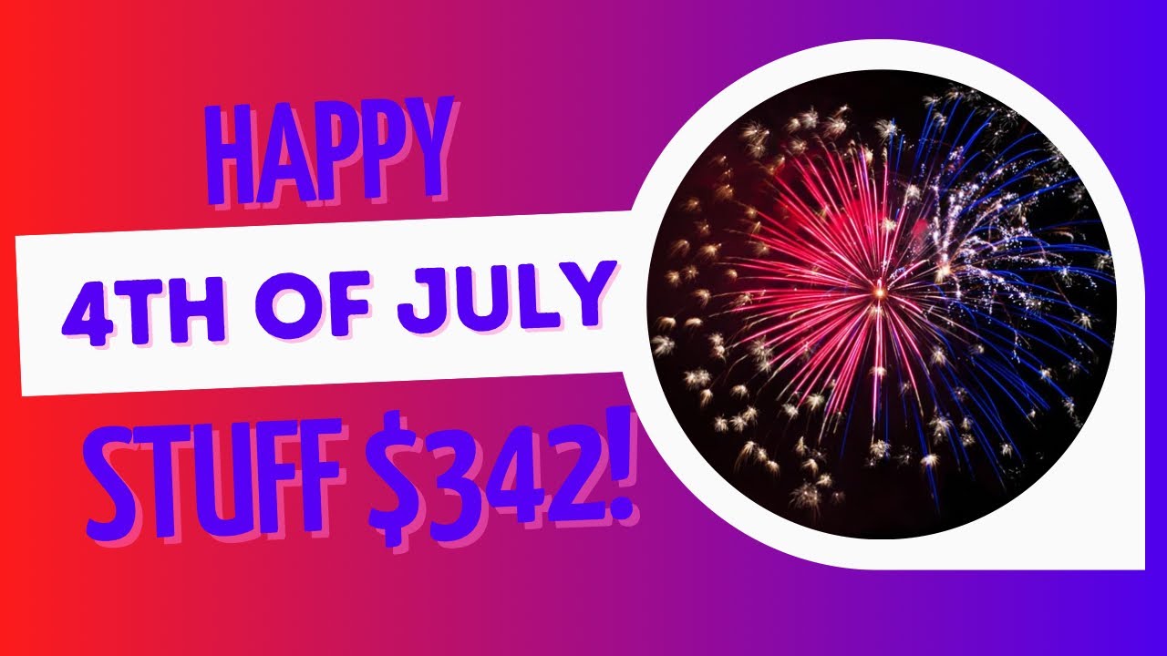 Happy 4th of July | Cash Stuffing $342! - YouTube