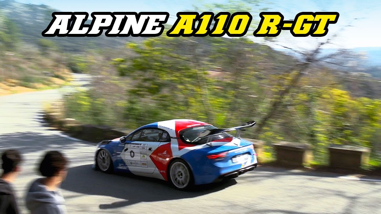 Alpine A110 R-GT Rally 2024 | 1.8L Turbo Pops & Bangs - YouTube