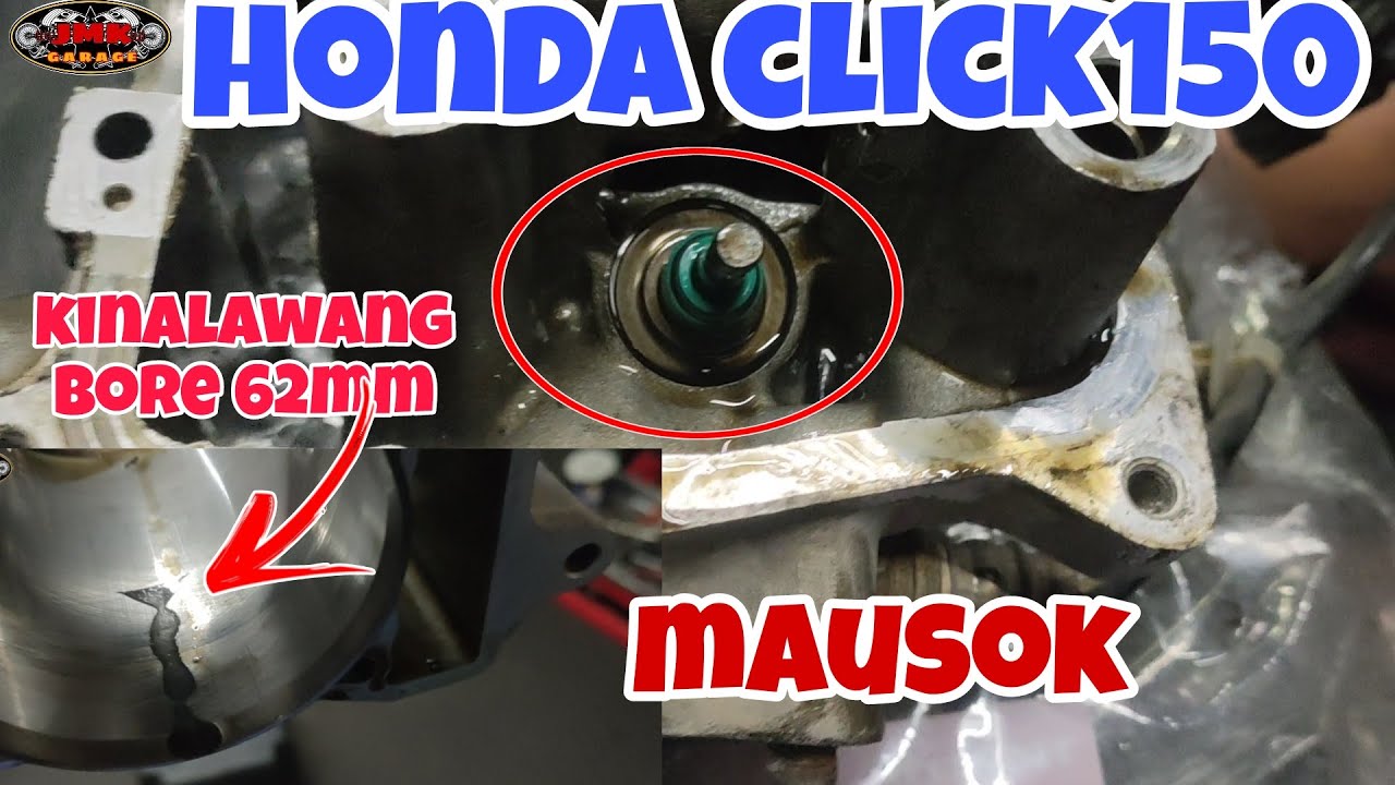 mausok at malakas sa gas dahil naka bore up 62mm back to stock sayang ...