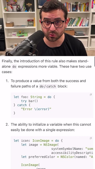 Last expression as return value? (Swift Proposal) - YouTube