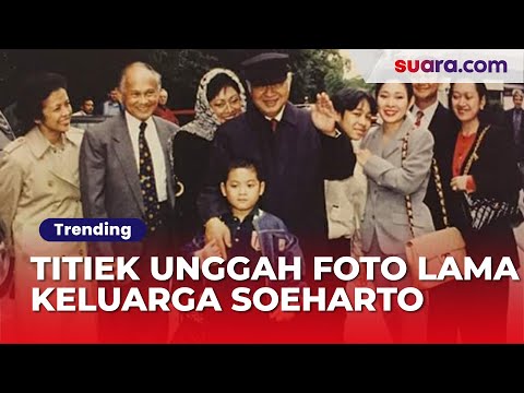 Mantan Istri Prabowo Unggah Foto Lama Keluarga Soeharto Bareng Habibe Ainun: Kapan Bisa CLBK?
