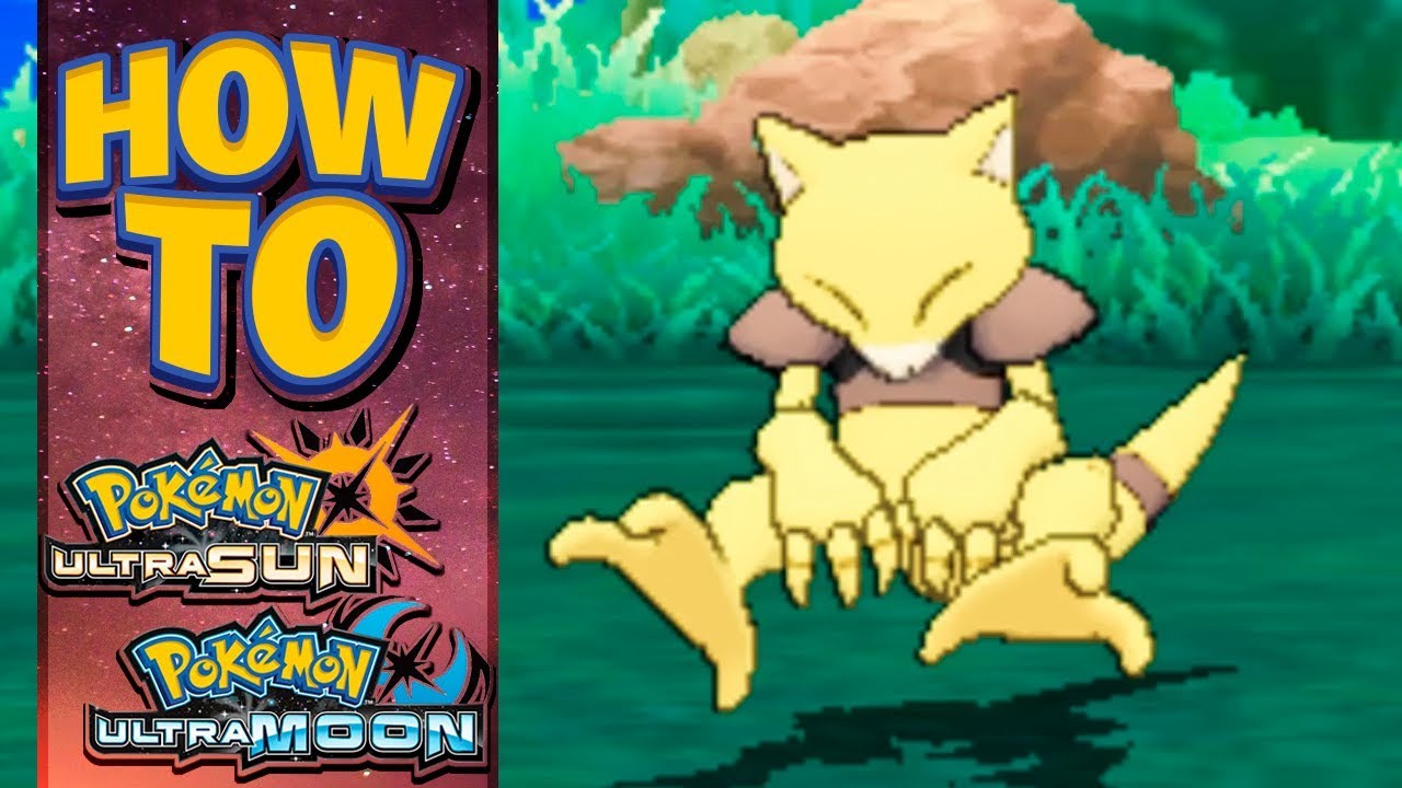 HOW TO GET Abra in Pokemon Ultra Sun and Ultra Moon - YouTube