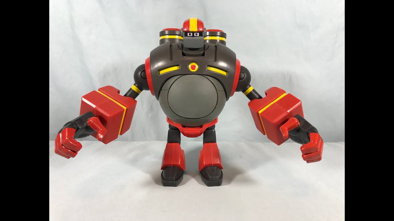 Mega Man Fully Charged Deluxe Series Guts Man Review - YouTube