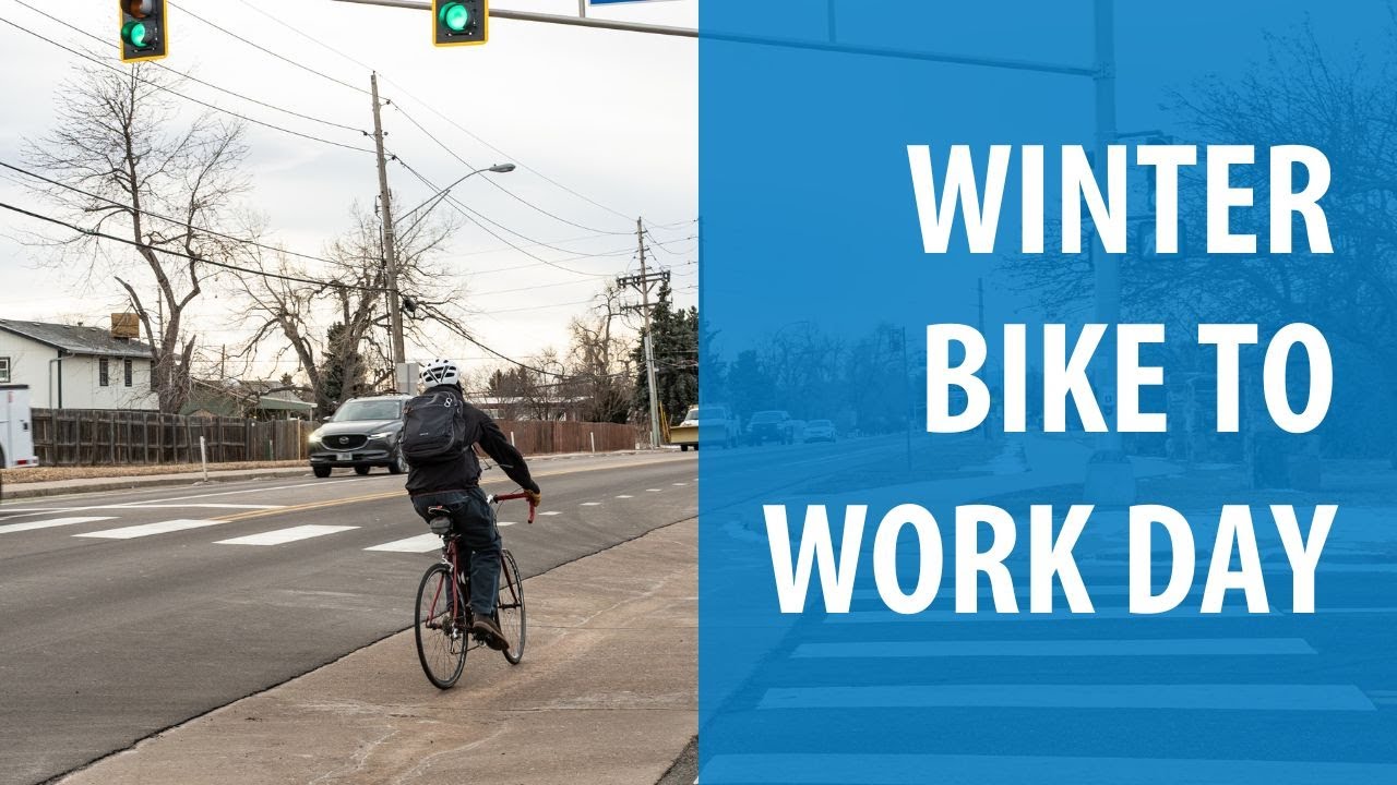 Lakewood Winter Bike to Work Day - YouTube