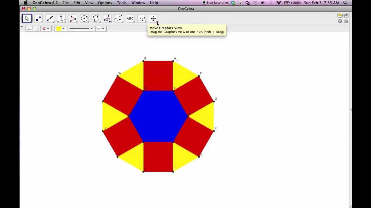 Geogebra Hexagon Tessellation - YouTube