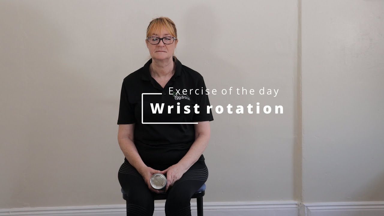 Home Exercise: Wrist rotation - YouTube