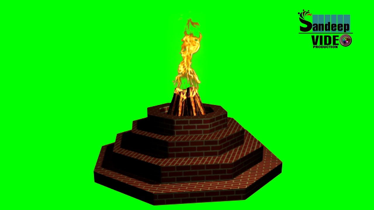 Fire Pit Green Screen Effect !! Wedding Fire Pit Effect !! Fire Pit ...