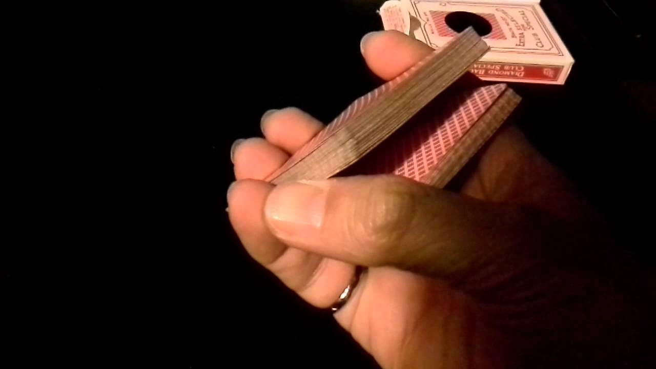How to Cut the Card Deck With One Hand - Magic - YouTube