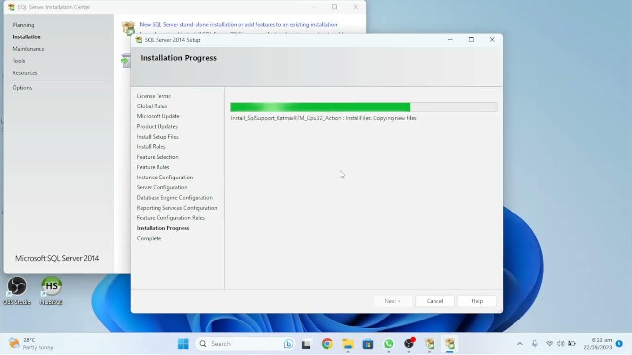 How to install SQL Server 2014 - YouTube