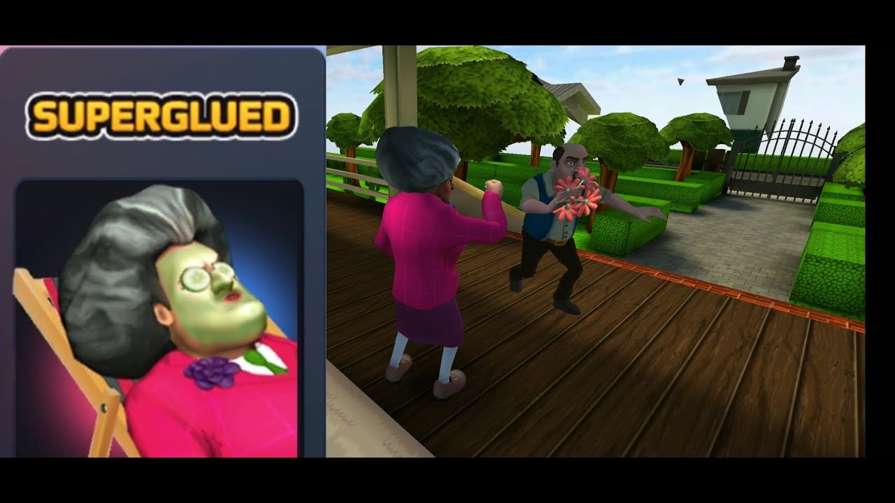 Scary Teacher 3d Superglued Chapter 2 Full Guide Gameplay Youtube