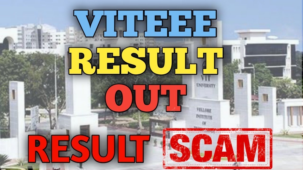 VITEEE Result 2023 ( Rank vs Branch ) || Results scam this time also 😡🤬 ...