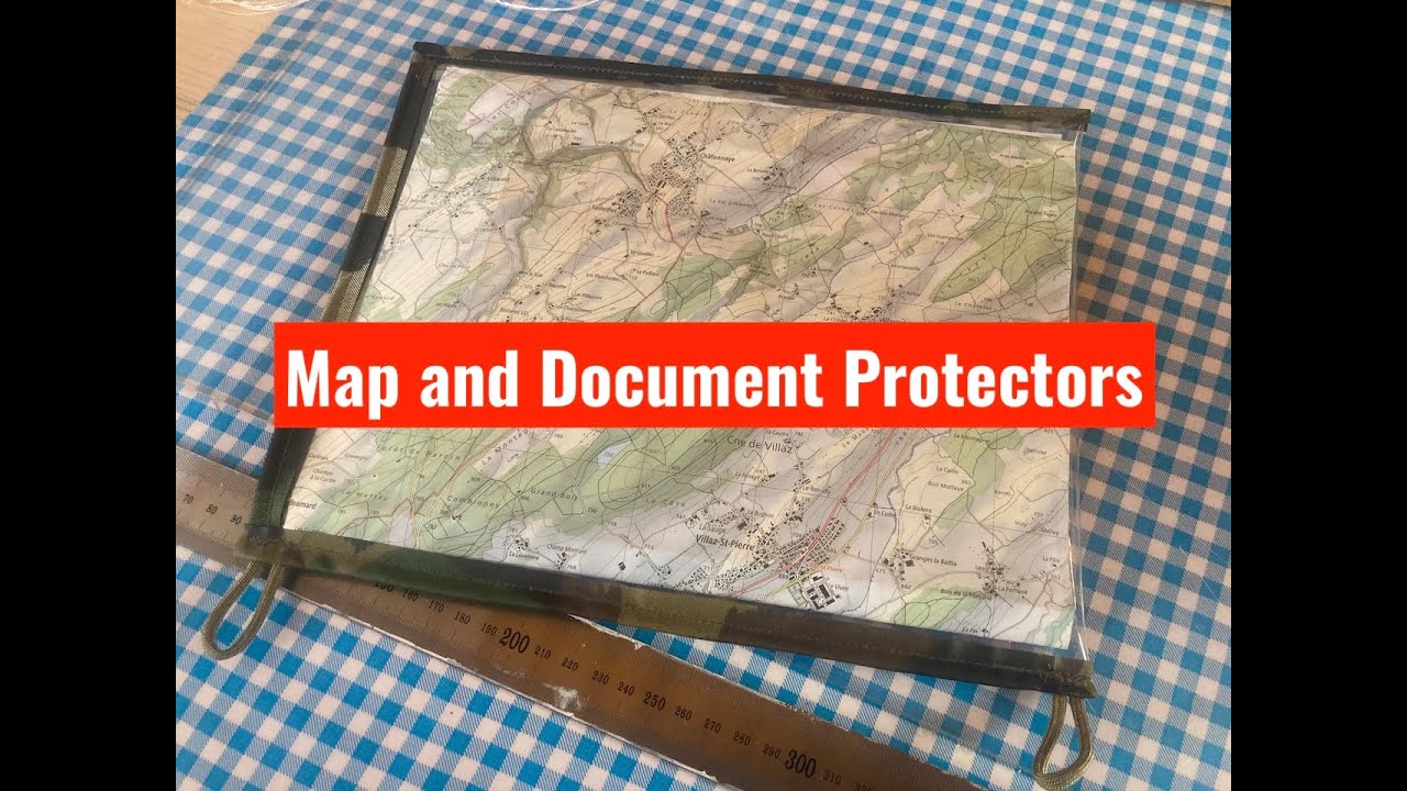 Map and Document Protectors - YouTube