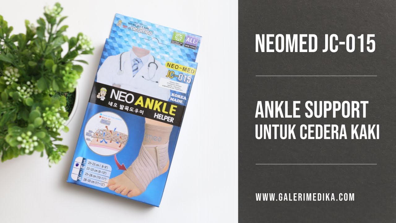Neomed JC-015 Ankle Support Perlengkapan Olahraga - YouTube