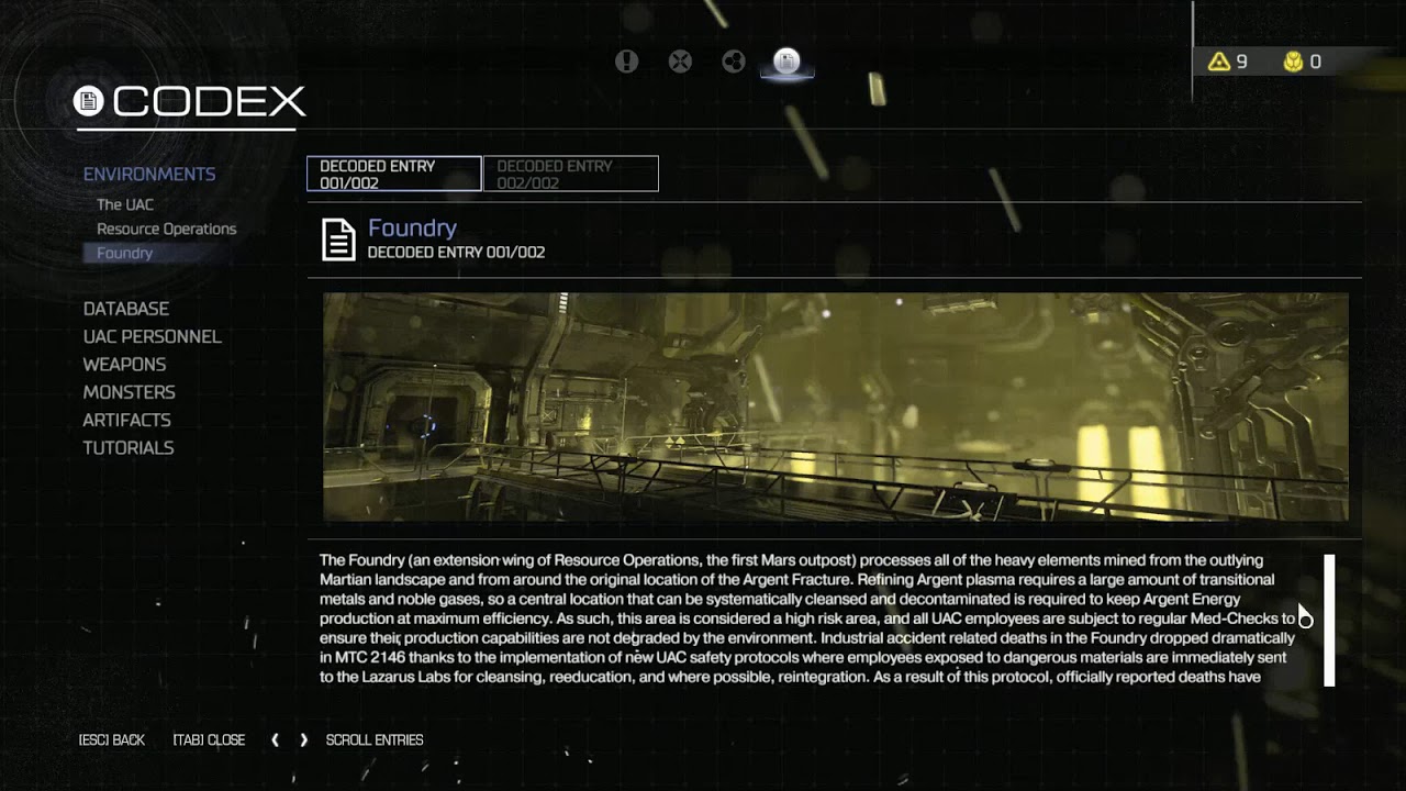 DOOM (2016) - 03 Foundry - Codex entry Foundry - YouTube