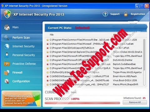 How to Remove XP Internet Security Pro 2013 Virus (Uninstall Guide) - YouTube
