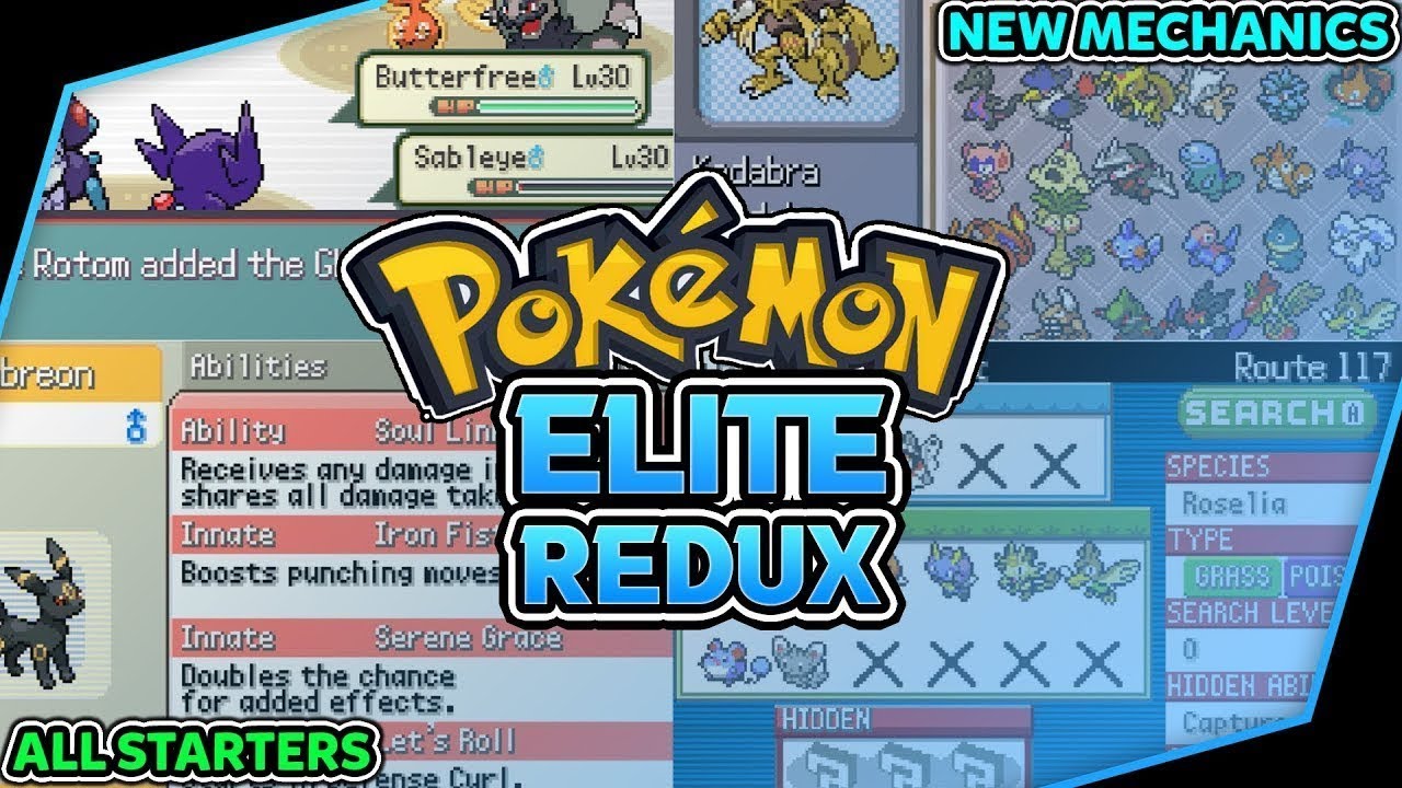 Updated Completed Pokemon Game With Exp Share, All Starters, Mega ...