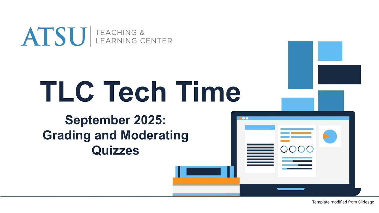 TLC Tech Time September 2025: Grading and Moderating Quizzes - YouTube