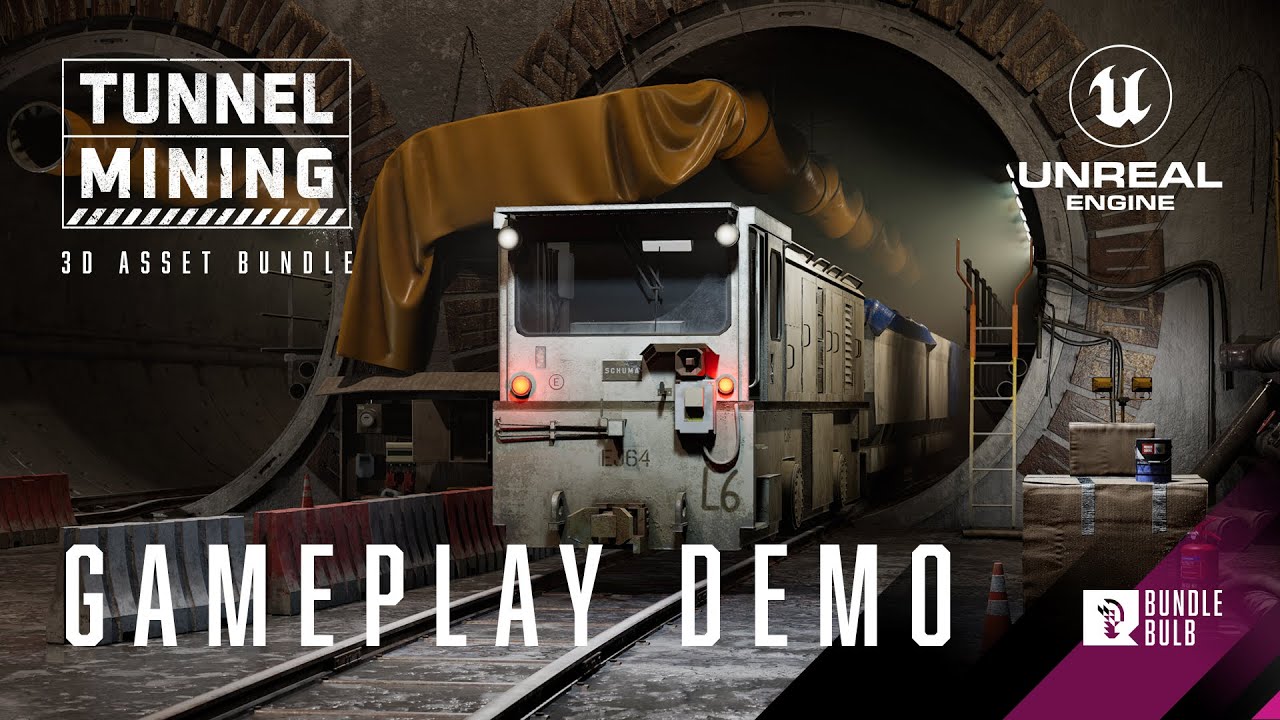 Bundle Bulb - Tunnel Mining 3D Asset Pack (Gameplay Demo) - YouTube